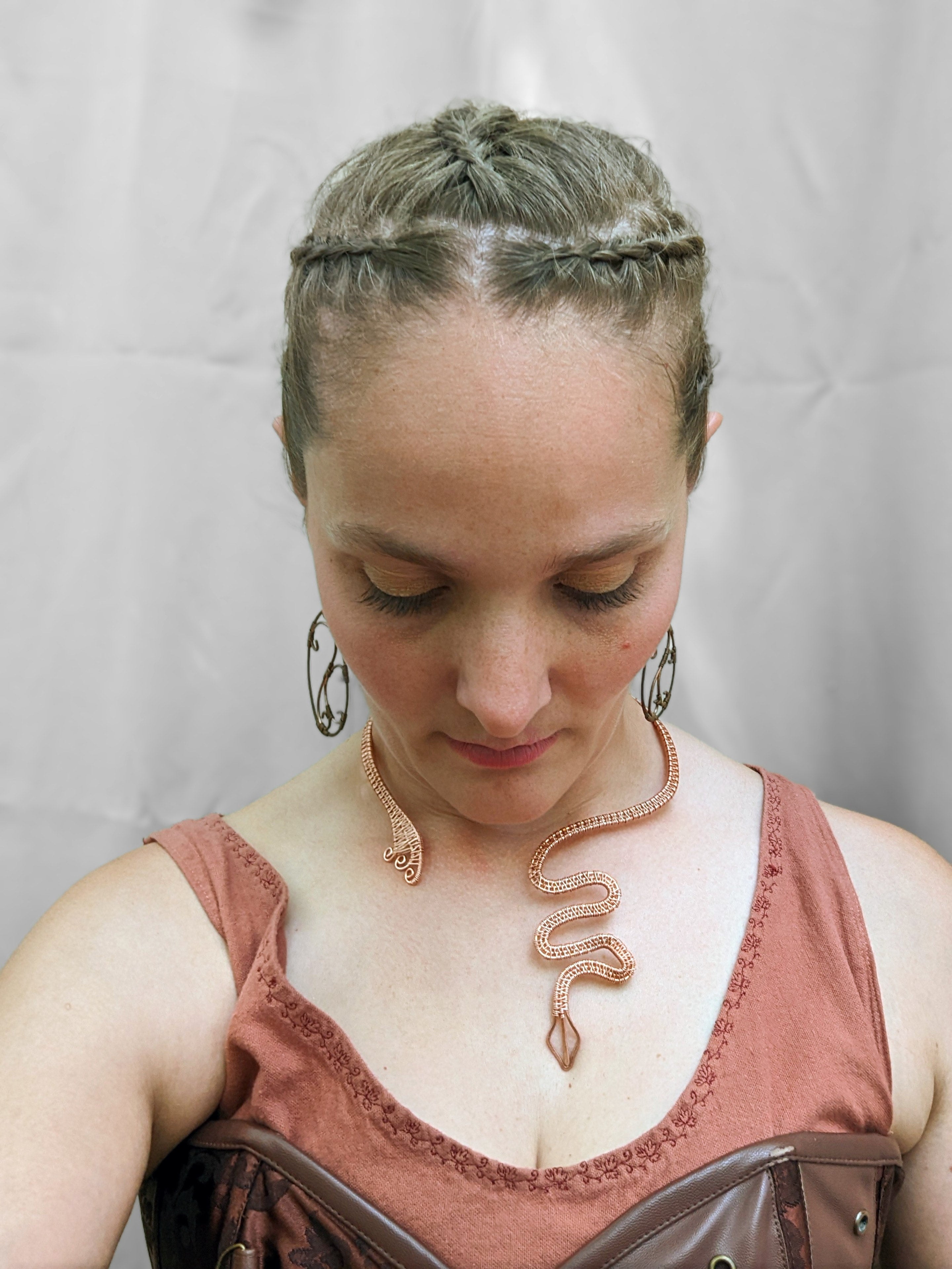 Copper Snake Torc | Hill Girl Crafts